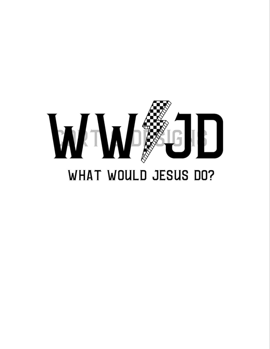 WWJD What Would Jesus Do PNG - Etsy