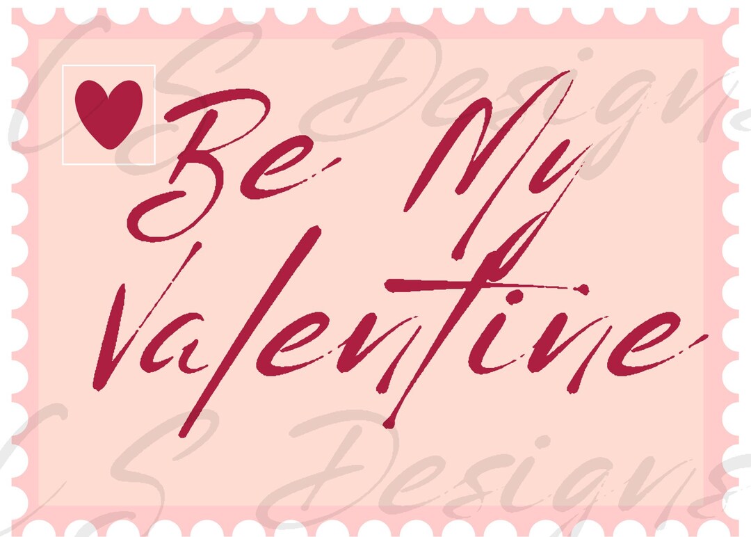 Valentine PNG Be My Valentine - Etsy