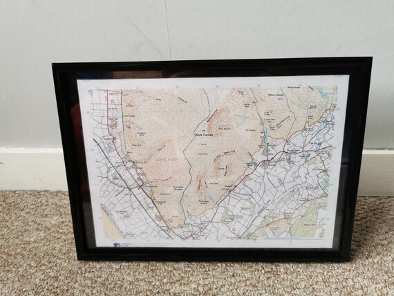 Framed Os Maps - Etsy