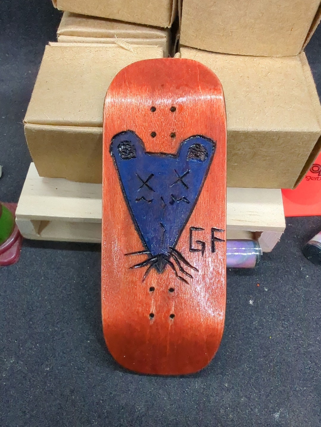 35.5mm Boxy Shape Deck - Etsy