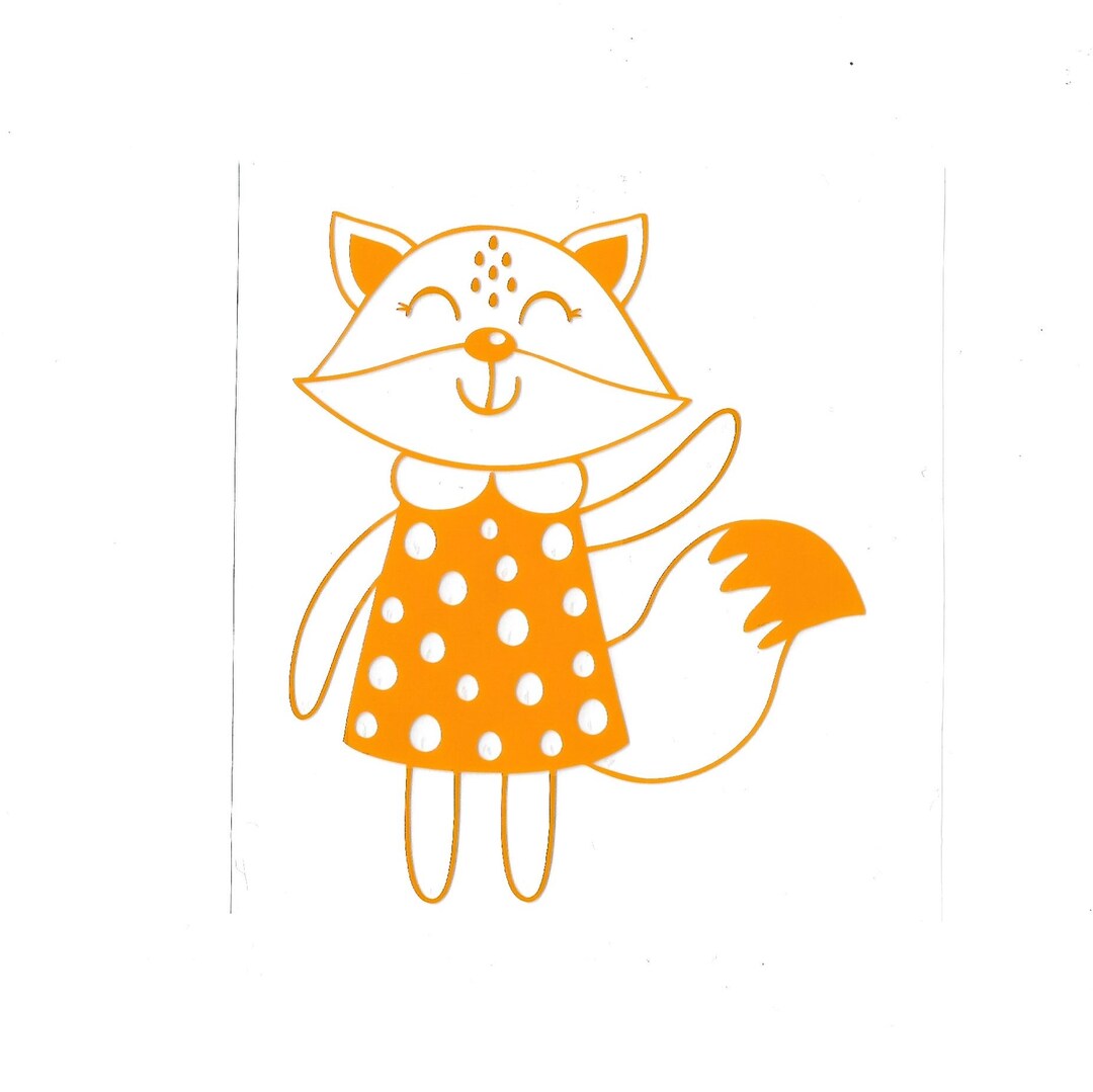 Flex Hot-sticking Thermo-adhesive Fox Wall Lamp. - Etsy