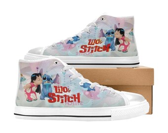 Lilo Stitch Converse - Etsy UK
