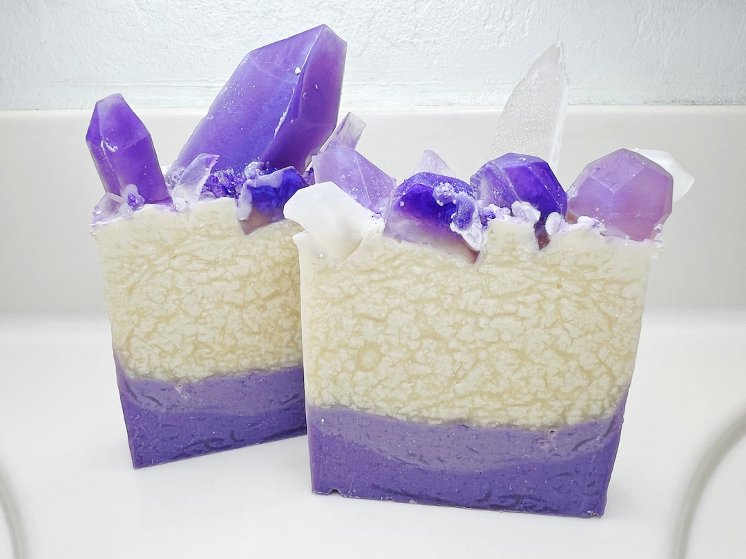 Cristy's Crystals Handmade Bar Soap – Plant-based Oils, Fresh Scent - Etsy