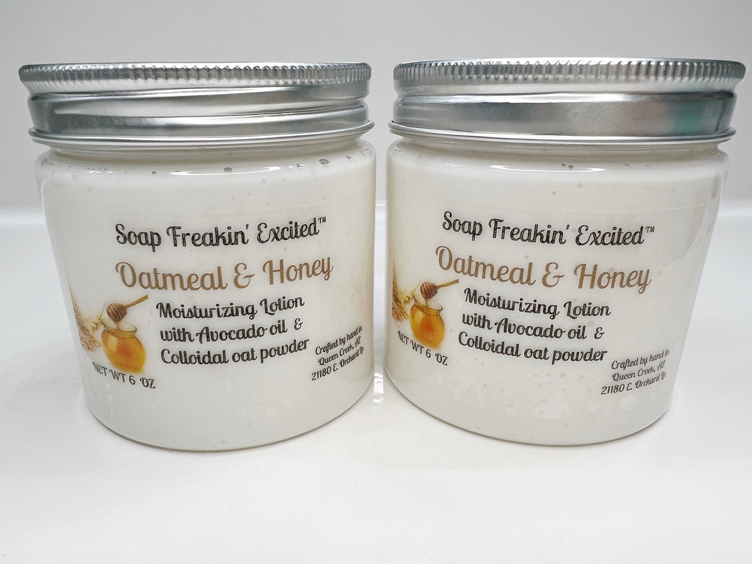 Oatmeal Honey lotion - with avocado oil, colloidal oat powder