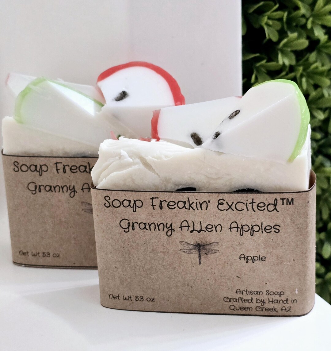 Granny Allen Apples Bar Soap – Handcrafted Artisan Soap - Etsy