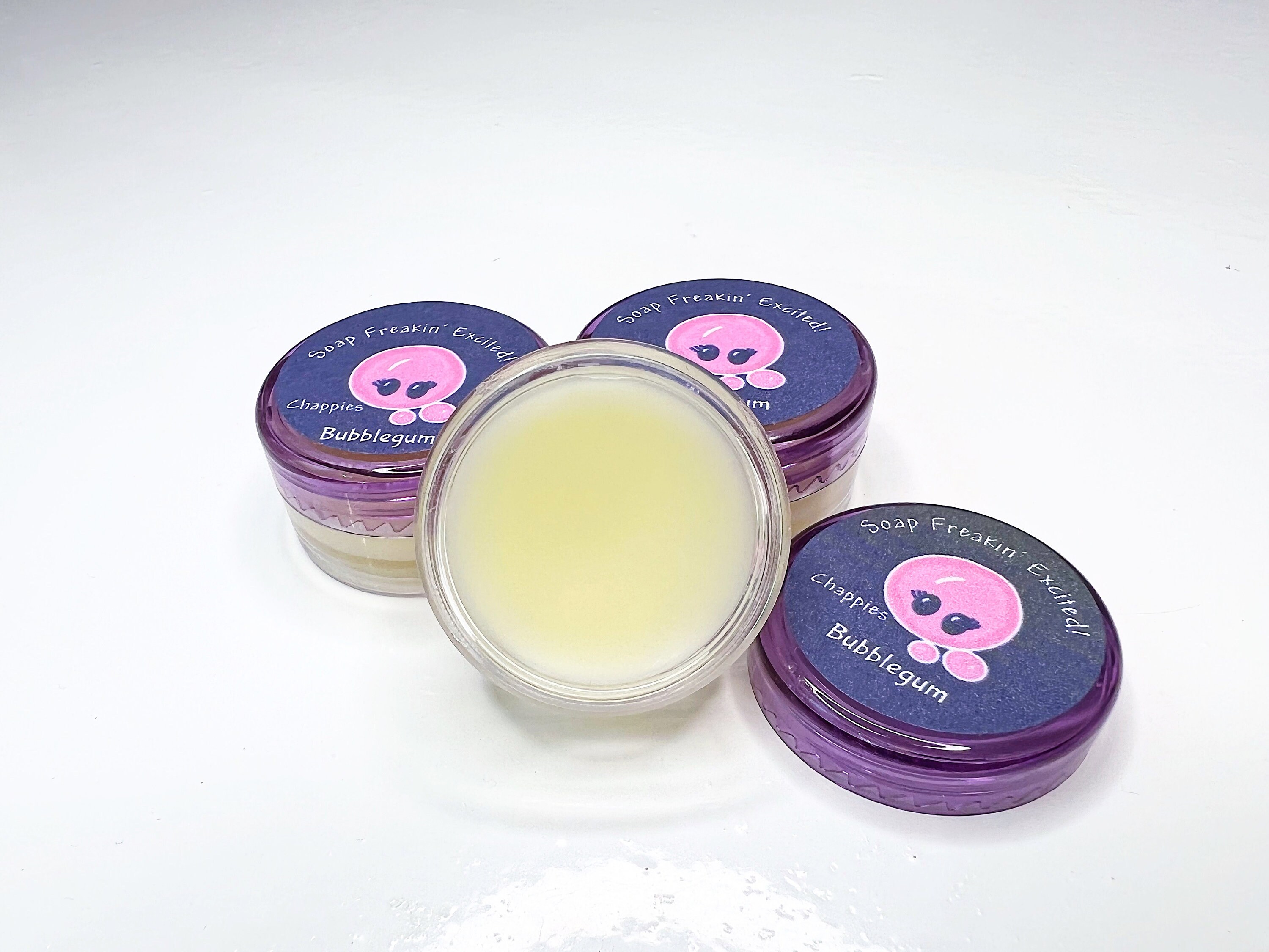 Bubblegum Chappies! - Artisan Lip balm, all-natural beeswax lip balm