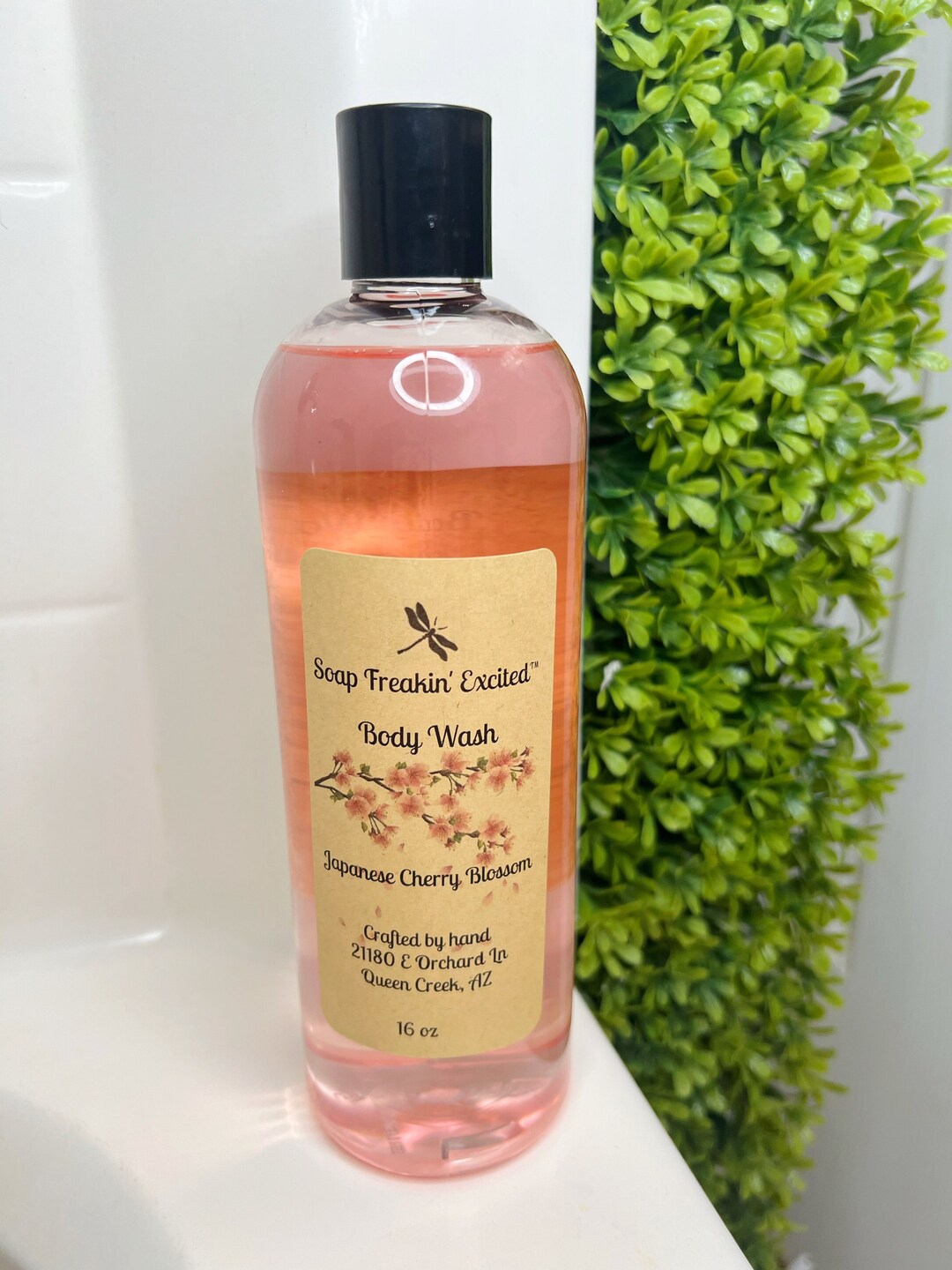 Japanese Cherry Blossom Body Wash Liquid Body Soap Etsy