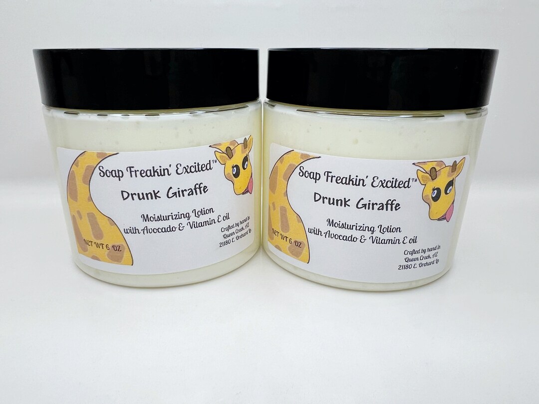 Drunk Giraffe! - Body Lotion With Avocado Oil - Etsy