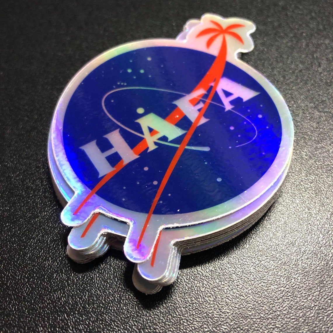 Hafa nasa-inspired Holographic Sticker Hafa Adai Guam Chamorro - Etsy