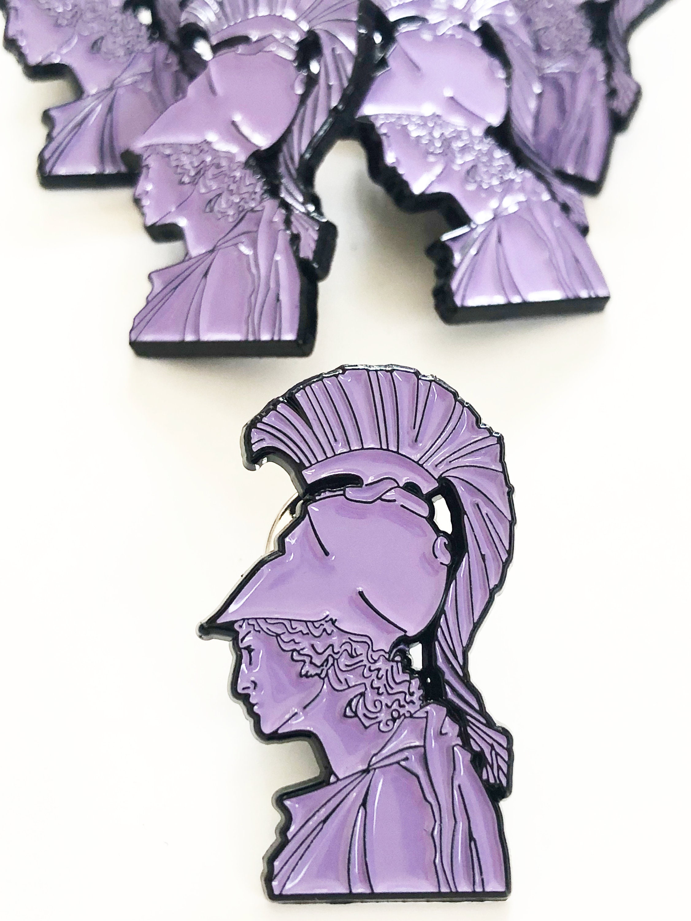 Athena Pin Badge | Etsy