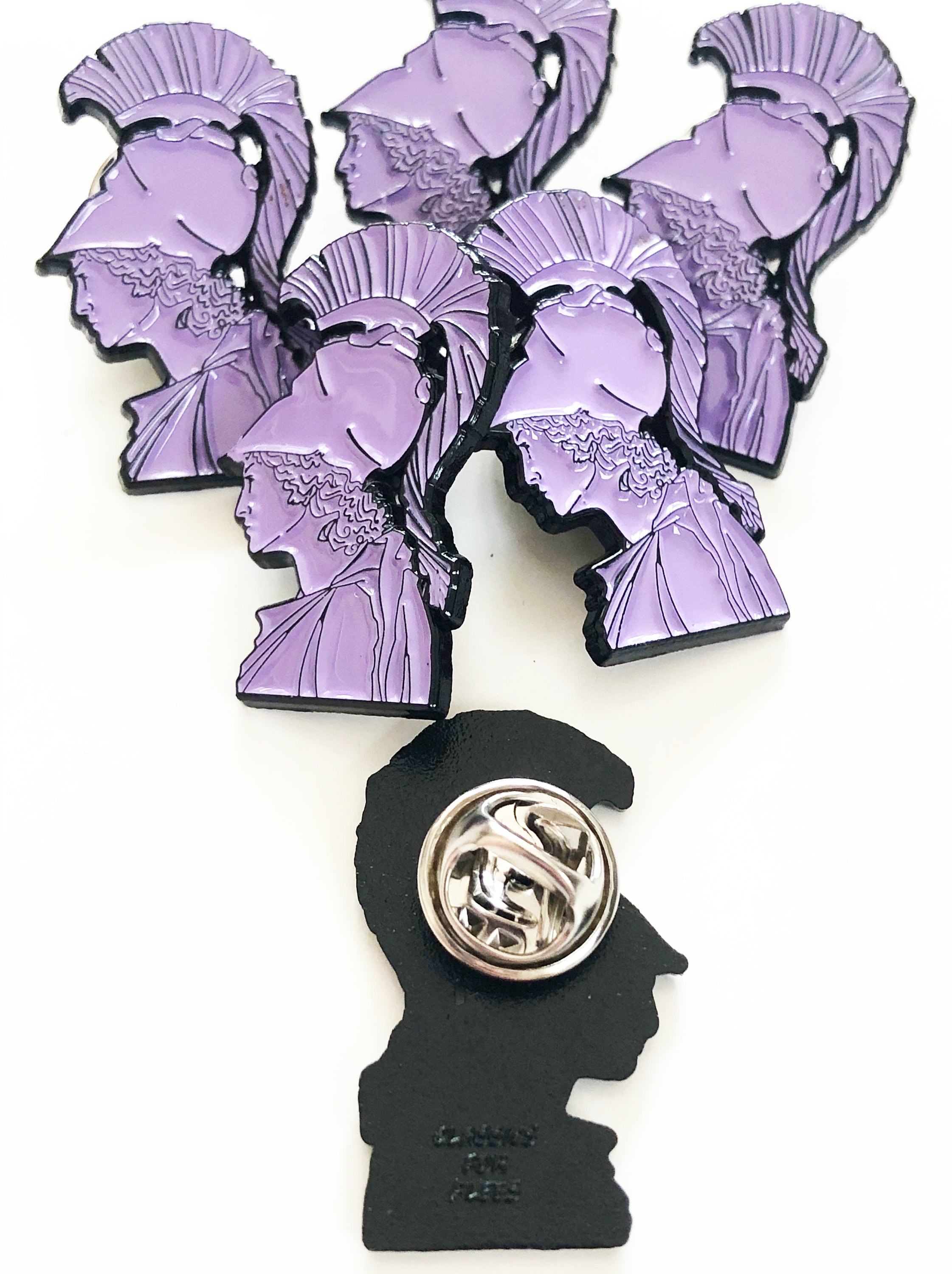 Athena Pin Badge | Etsy