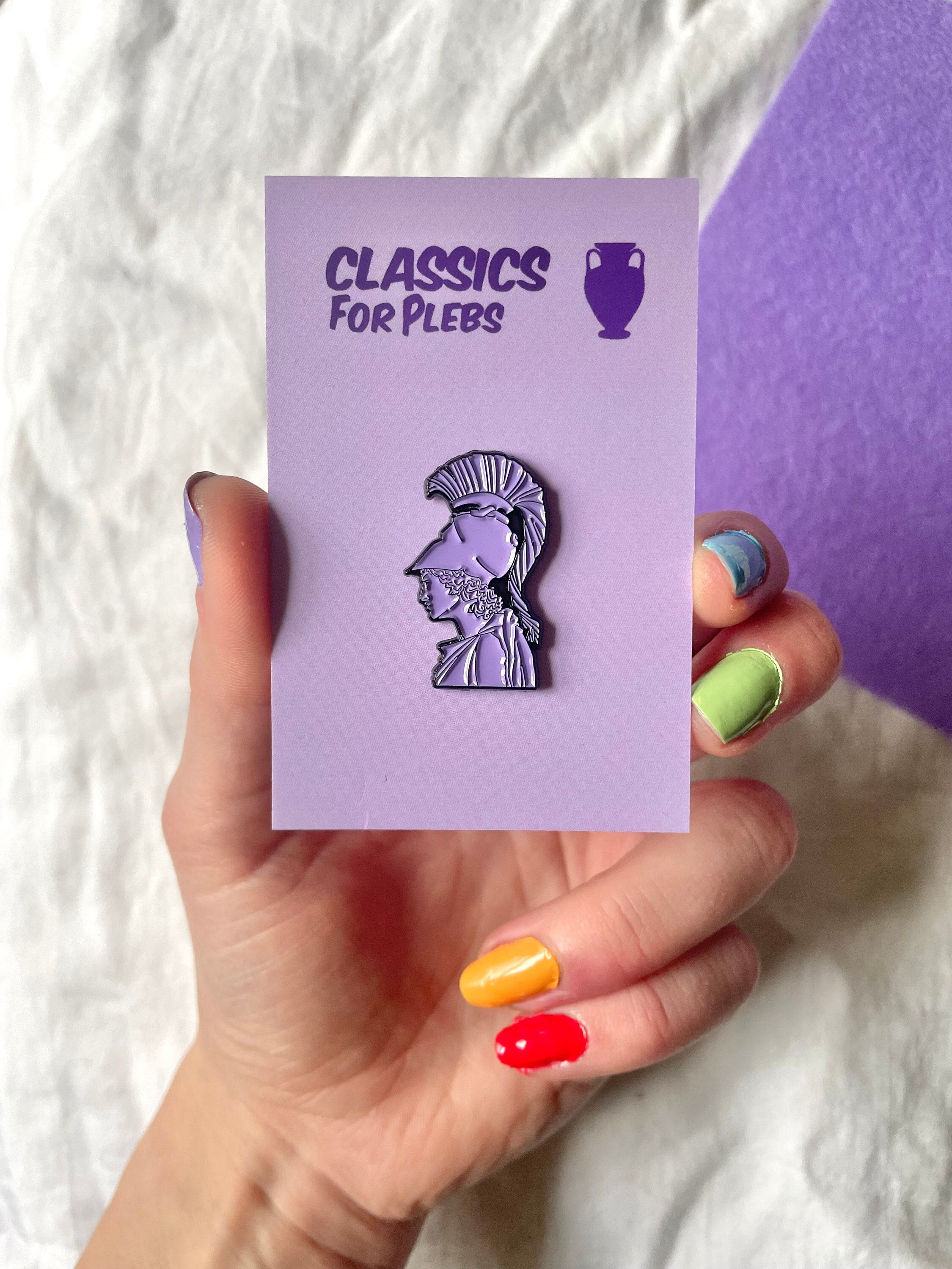 Athena Pin Badge - Etsy