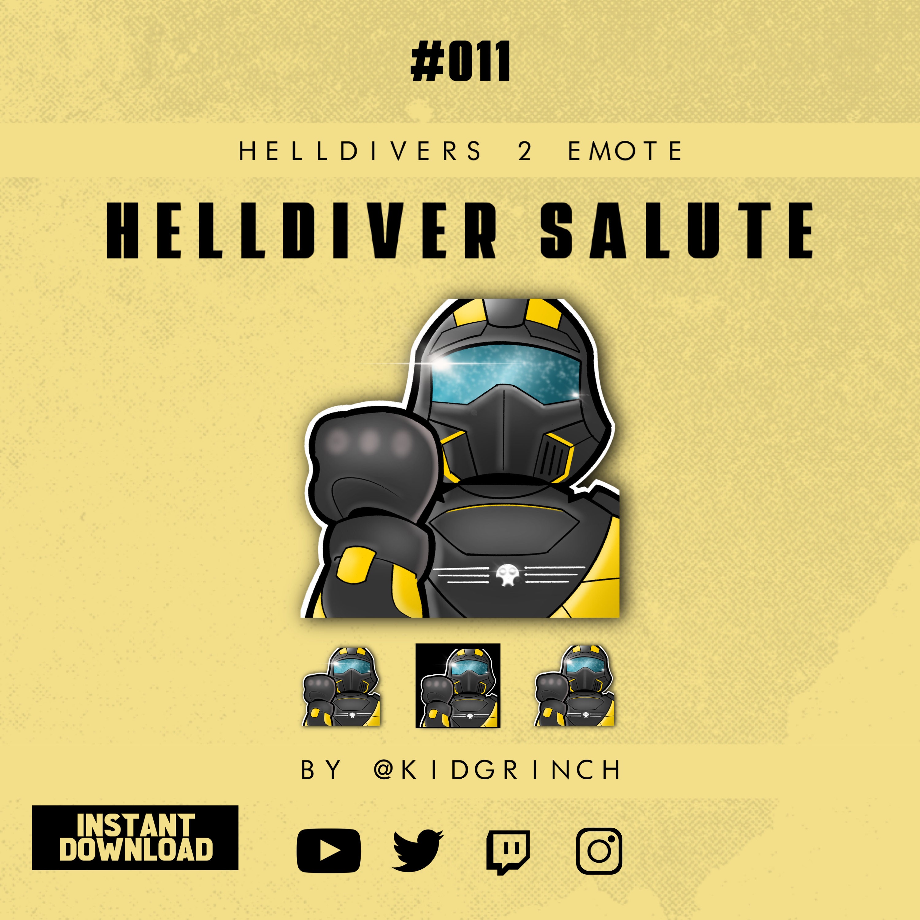 HELLDIVERS 2 Salute Emote - Etsy