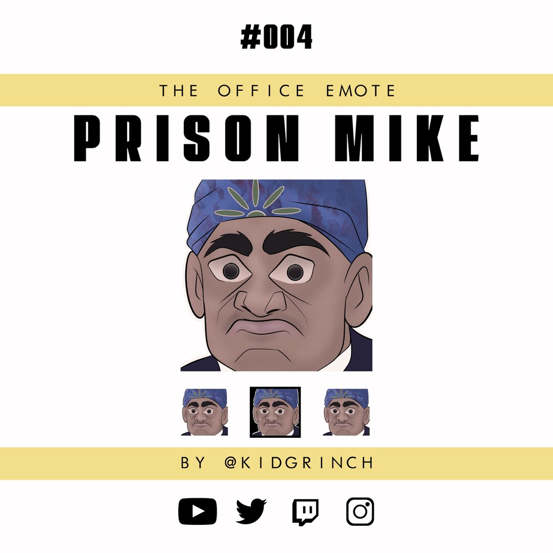 Prison Mike Emote - Etsy