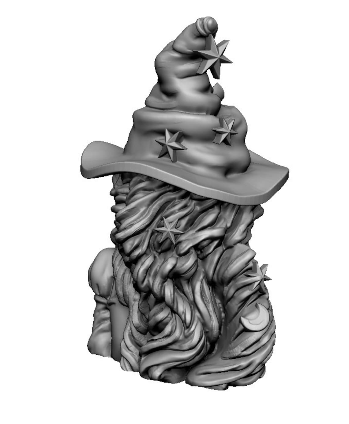 Witch STL for 3D Printing - Etsy