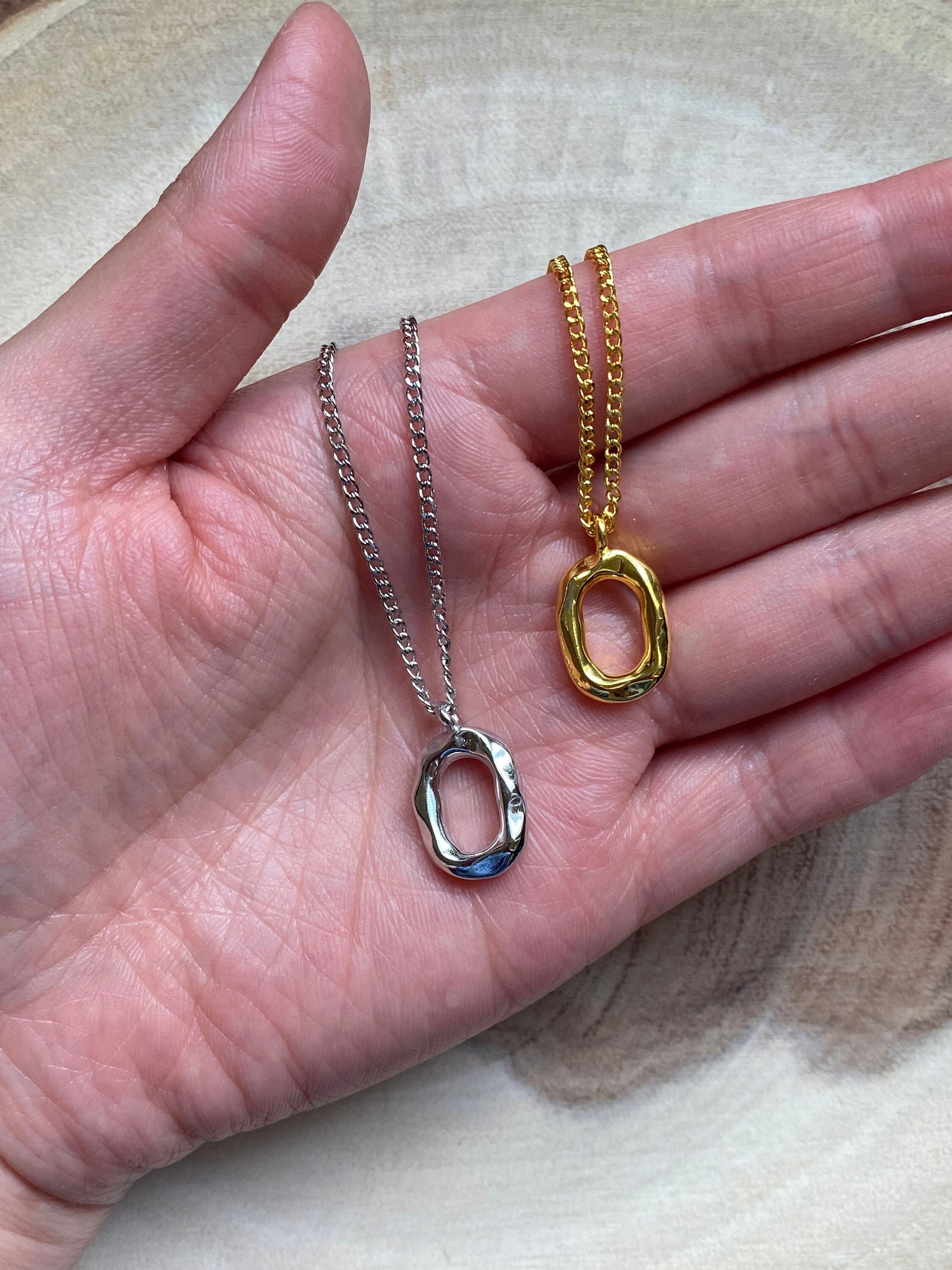 Jewelry & Beauty Pendants 48mm Oval Donut Pendant etna.com.pe