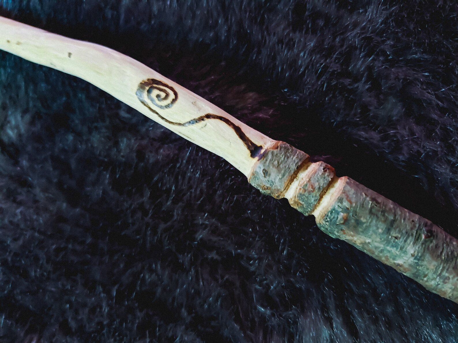 Silver Maple Wood Handmade Wand | Etsy