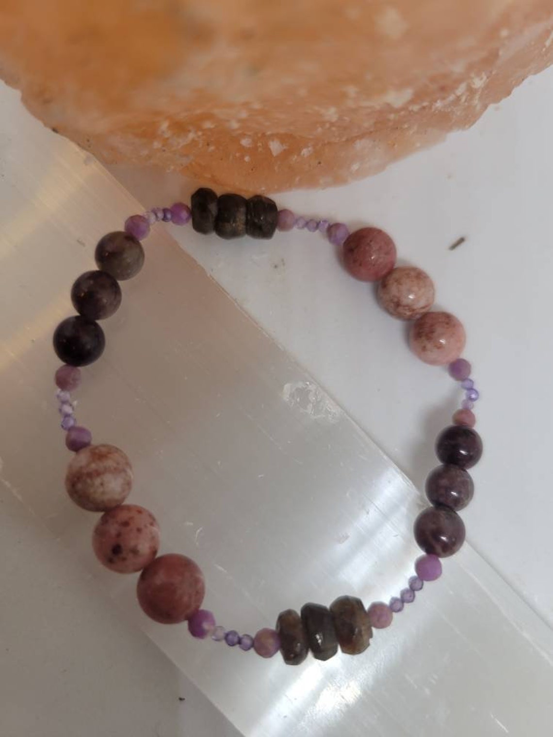 Protection and Growth Bracelet With Grade AAA Andalusite and Grade AAA ...