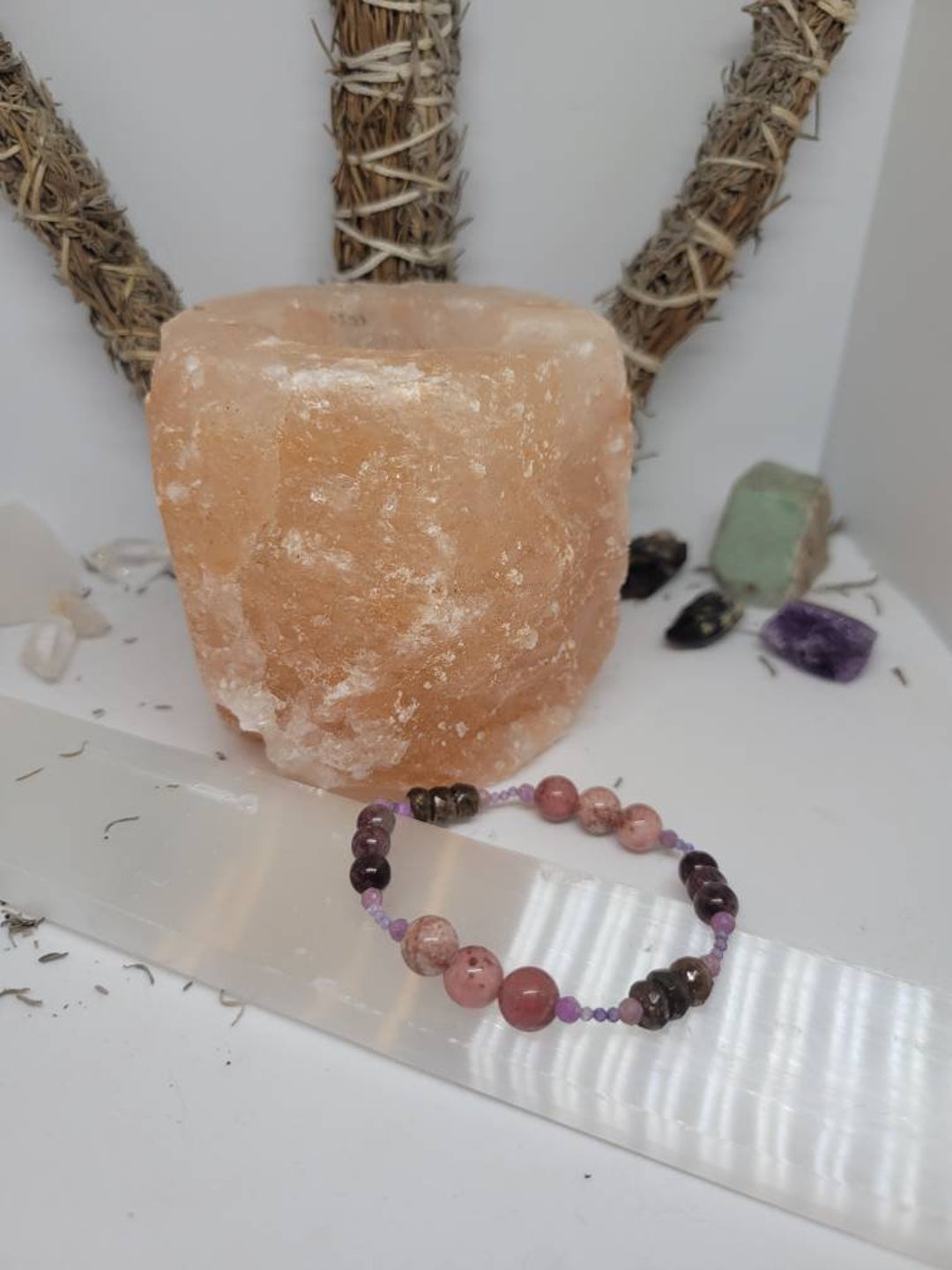 Protection and Growth Bracelet With Grade AAA Andalusite and Grade AAA ...