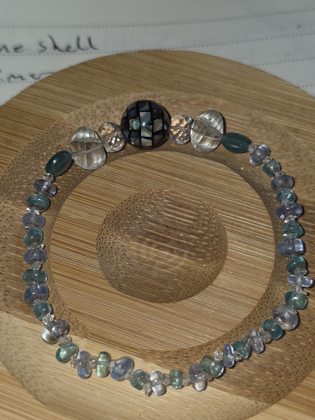 Renew Life Cycle Bracelet, Abalone Shell, Herkimer Diamonds Gemstone ...