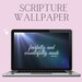 Scripture Wallpaper - Desktop Wallpaper - Computer Background - Laptop ...