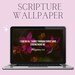 Scripture Wallpaper - Desktop Wallpaper - Computer Background - Laptop ...