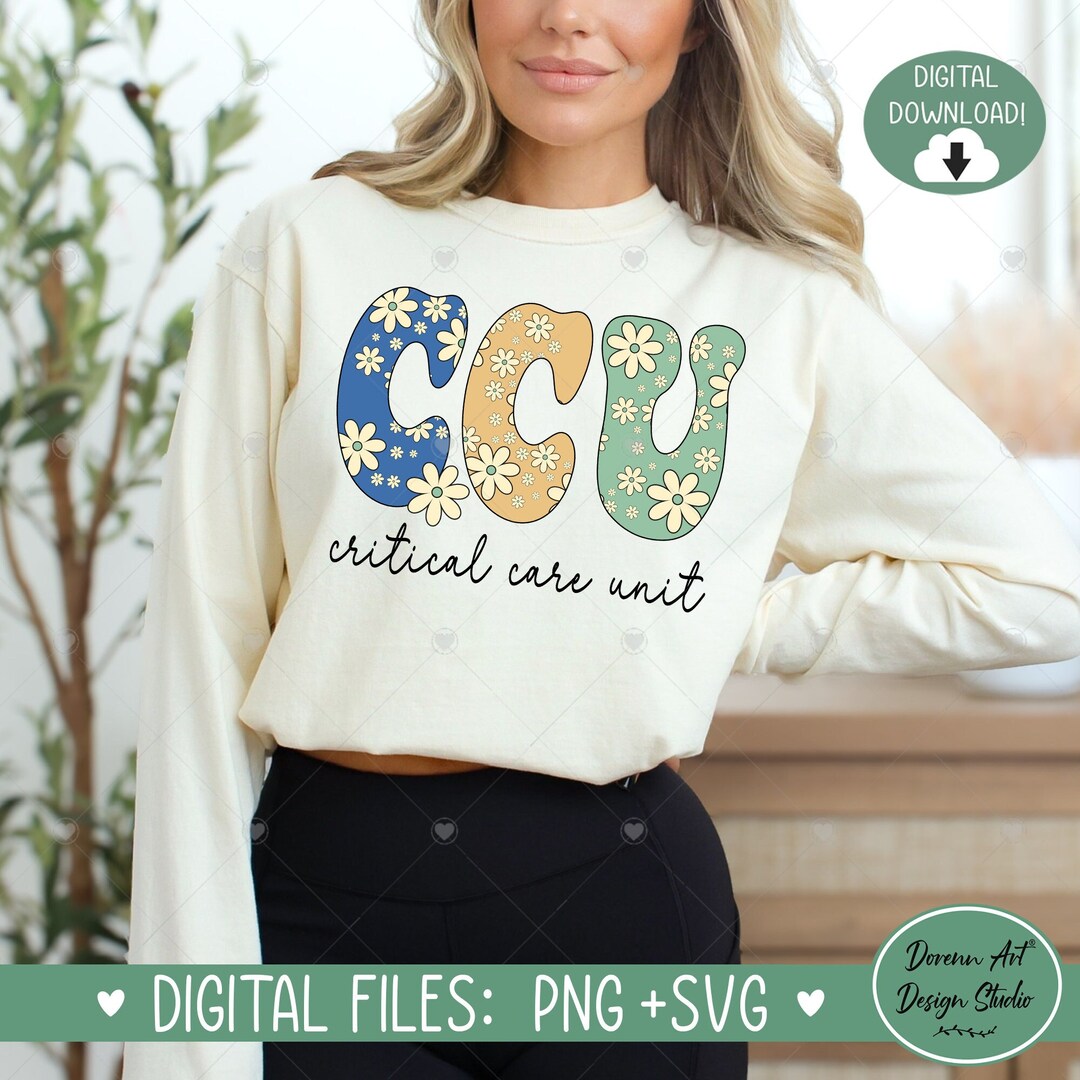 Critical Care Unit CCU Nurse Svg,retro Care Nursing Svg,nurse Png, CCU ...