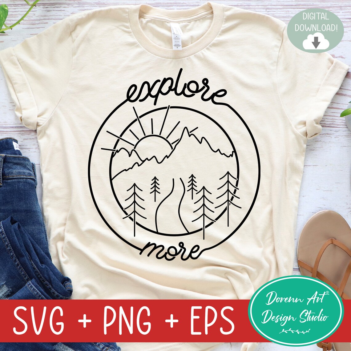 Explore More SVG Explore Svg Camping Svg Hiking Svg Camper | Etsy