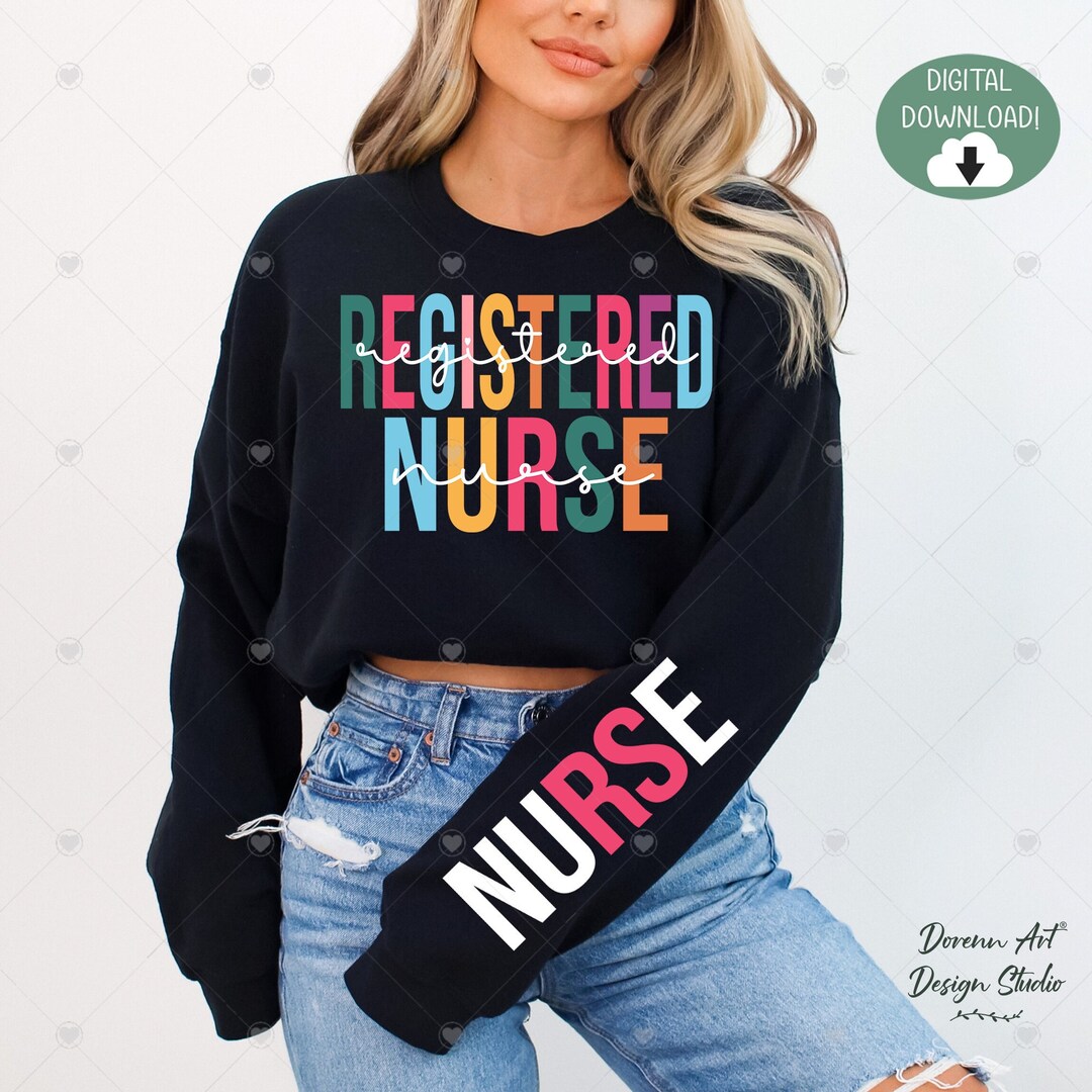 Registered Nurse SVG, RN Nurse Life Png, Nurse Grad, Gift for Nurse ...