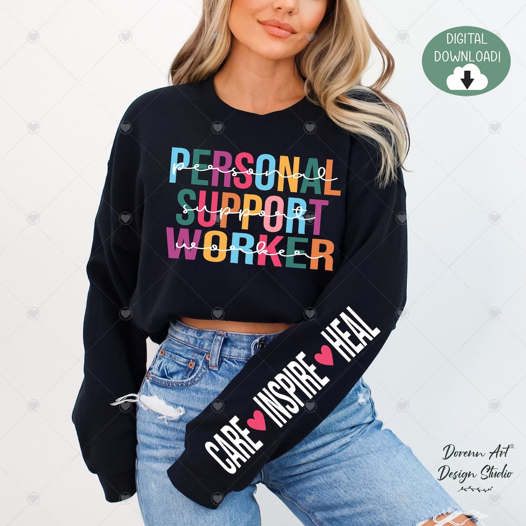 Personal Support Worker PNG Svg,caregiver Sublimation, Personal Aide ...