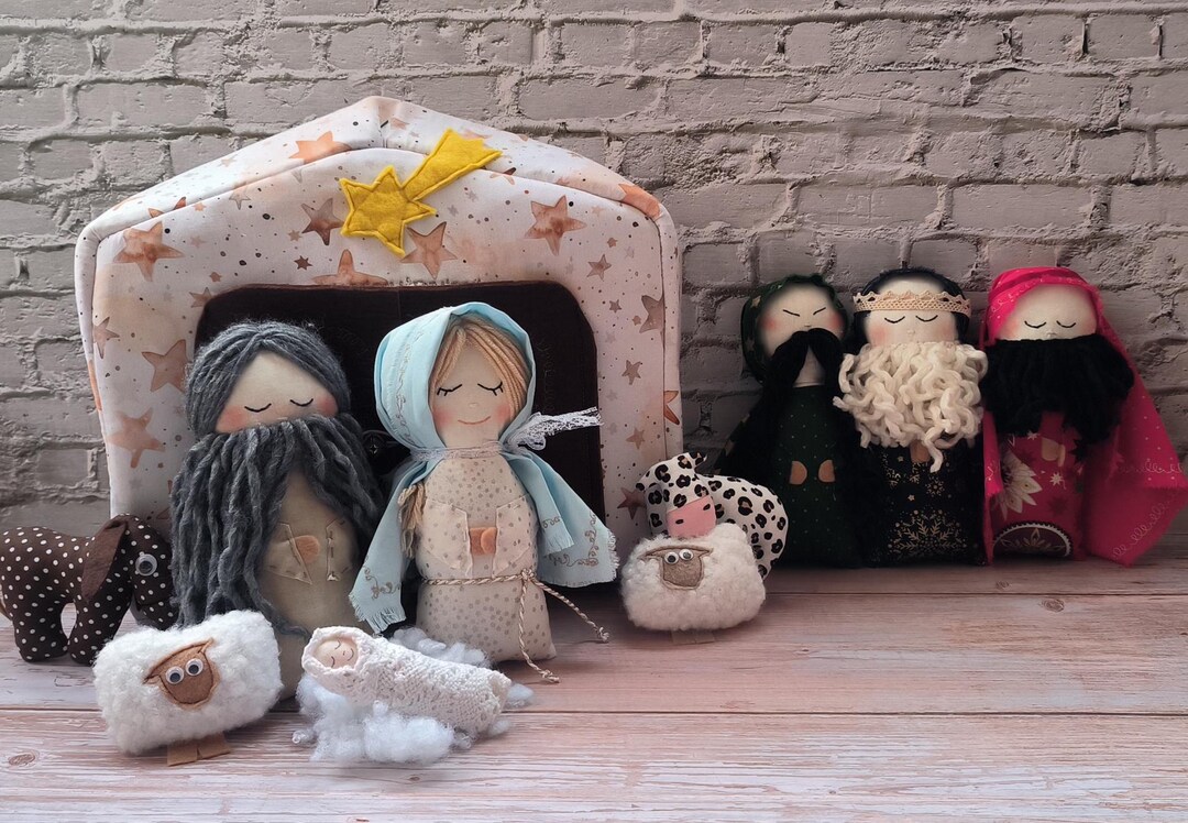Holy Family Nativity Set,nativity Doll Set,catholic Saint Gift,virgin ...