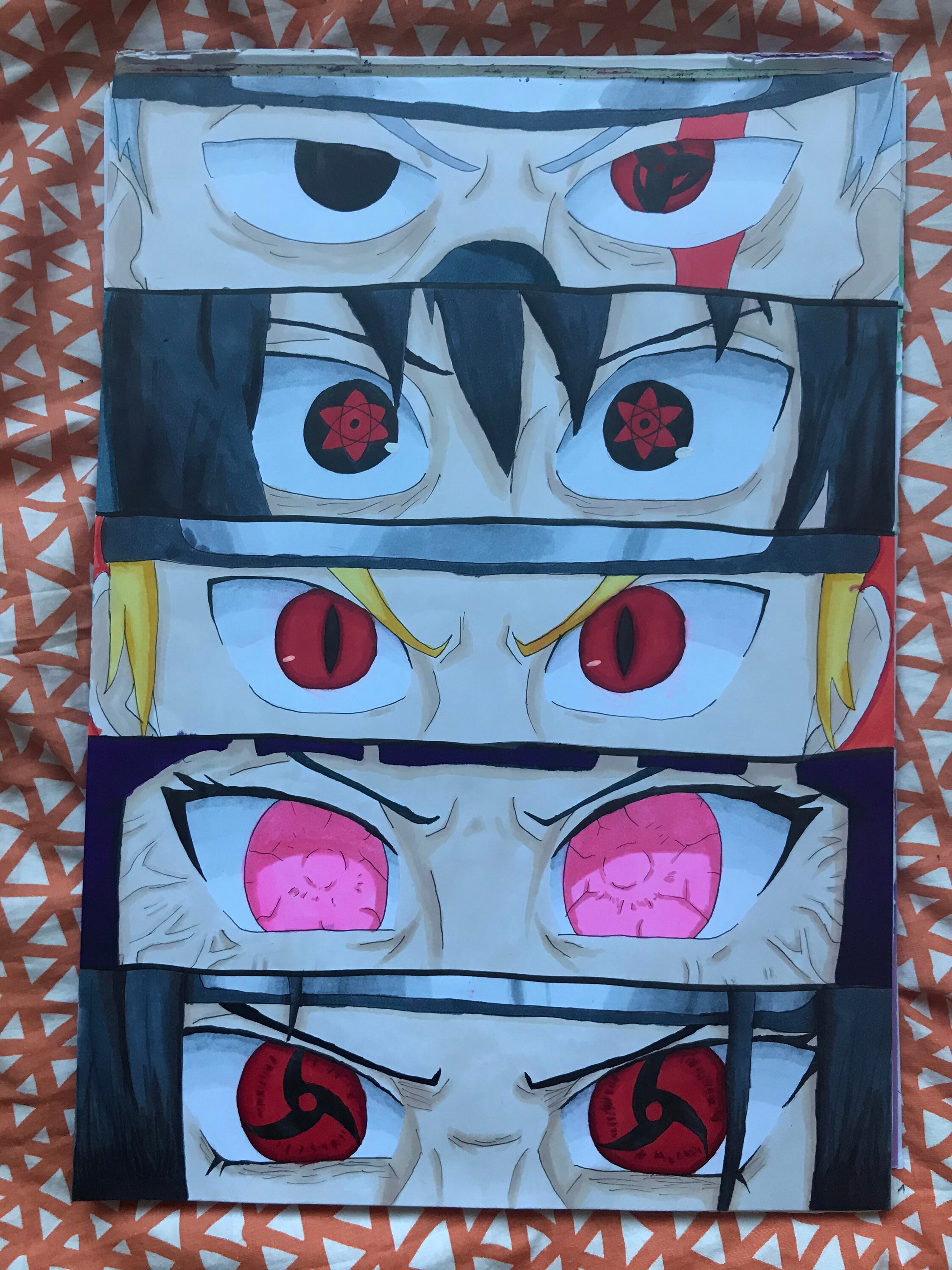 Naruto Eye Drawing