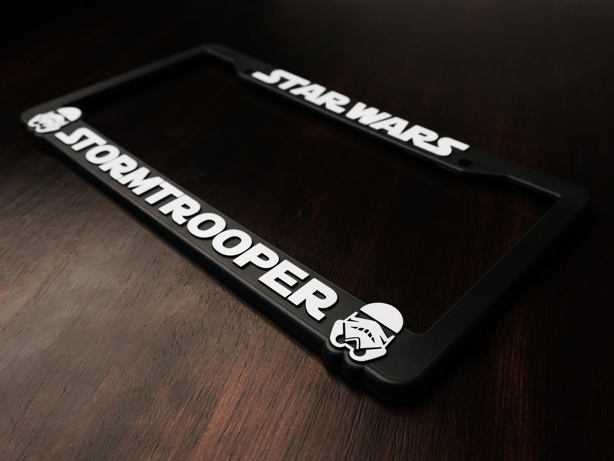 Star Wars Stormtrooper License Plate Frames Brackets 3D Raised - Etsy