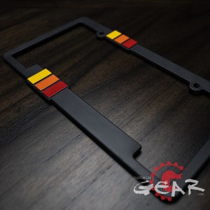 Vintage-toyota-retro-style-license-plate-frame-trd-offroad-tacoma-fj ...