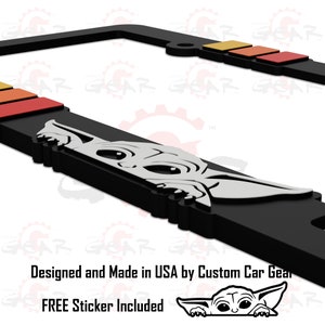 Yoda Vintage-toyota-retro-style-license-plate-frame-trd-offroad-tacoma ...