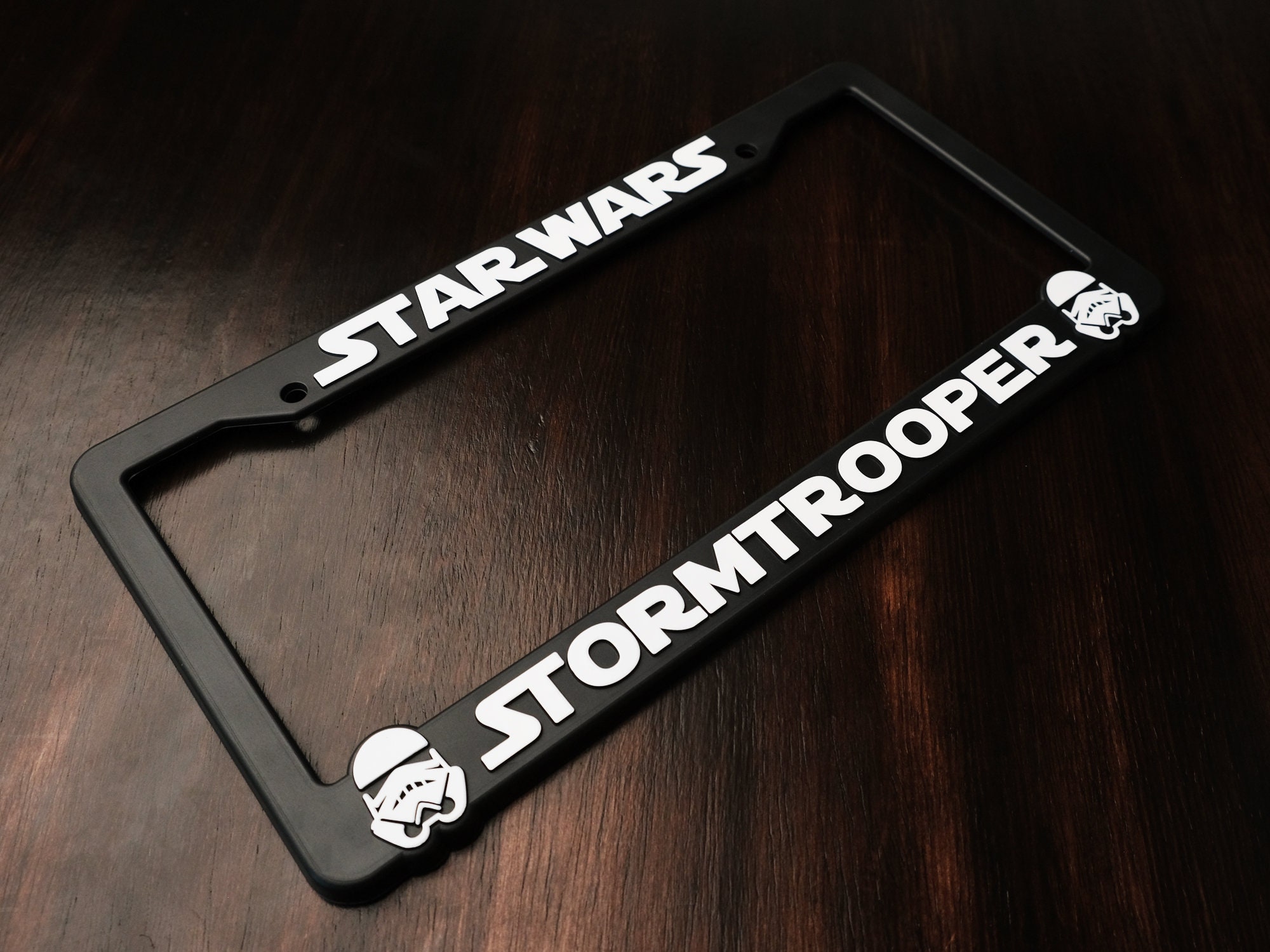 Star Wars Stormtrooper License Plate Frames Brackets 3D Raised - Etsy