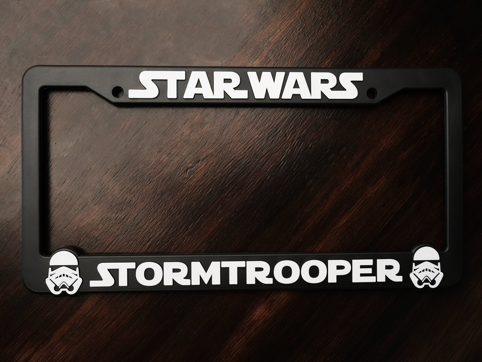Star Wars Stormtrooper License Plate Frames Brackets 3D Raised - Etsy