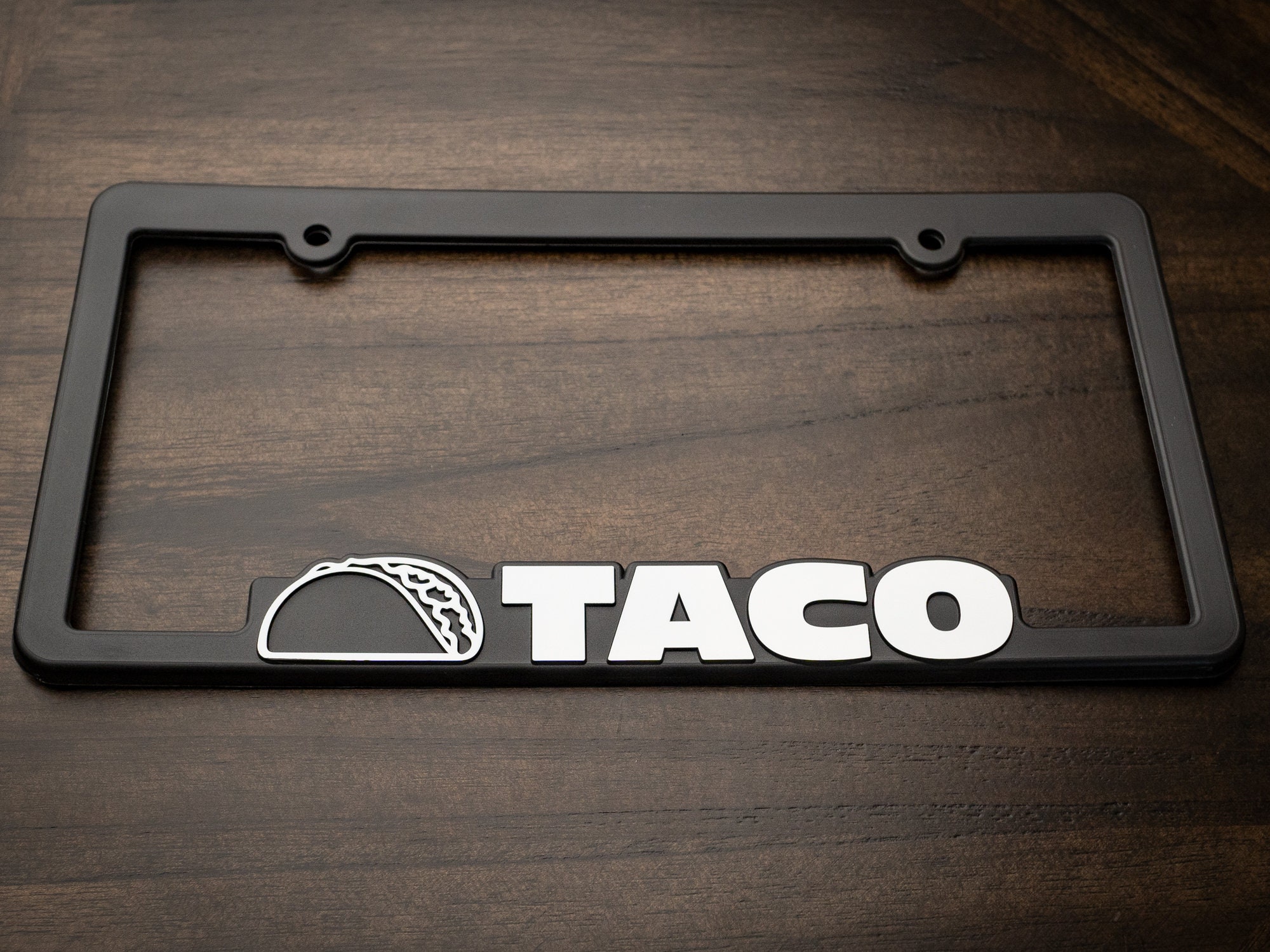 TACO License Plate Frame | Etsy