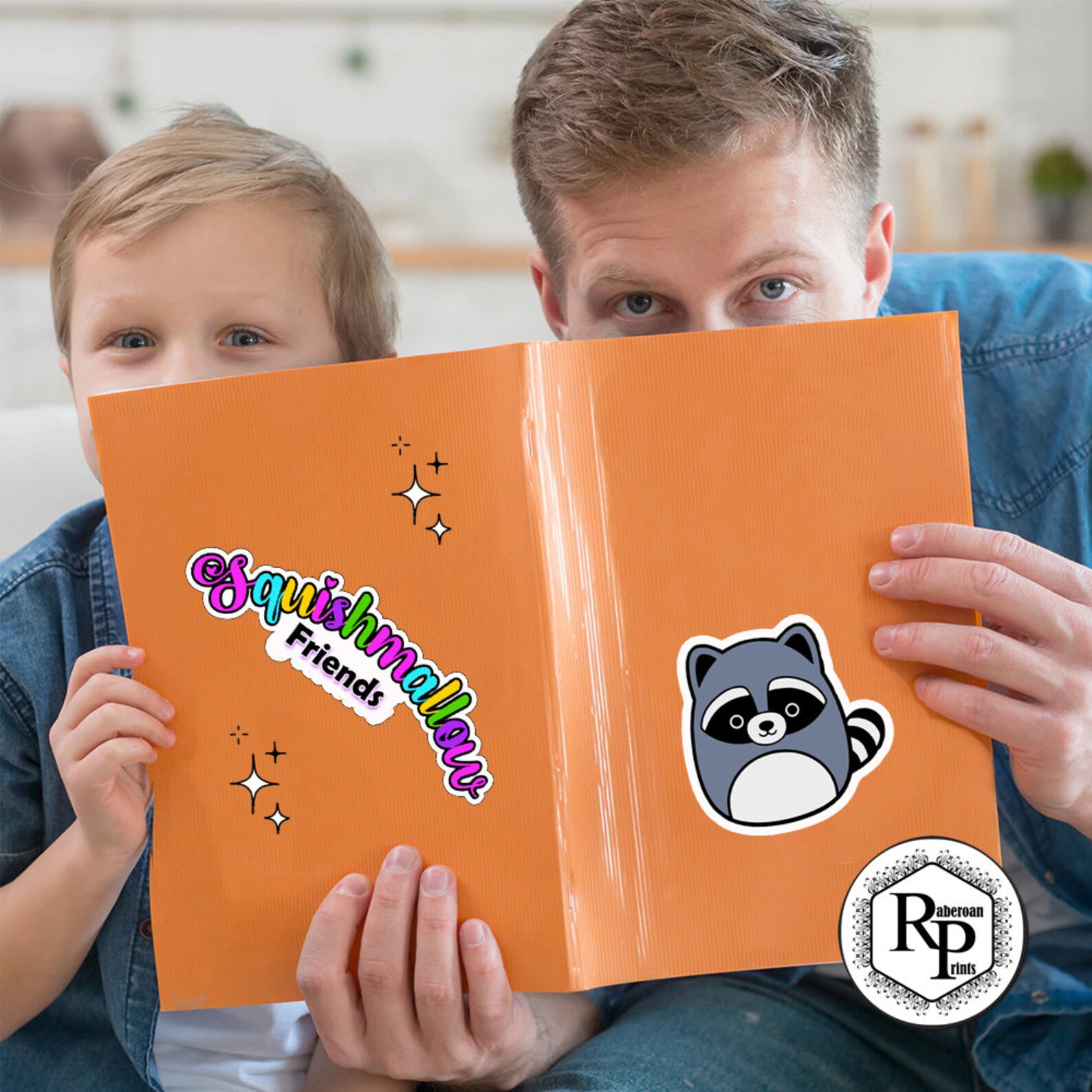 Cute Squishy Squad ONE (1) Stickers Sheet, Print & Cut - PNG, JPF Plus ...