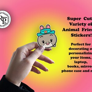 Super Cute Animal Friends ONE Stickers Sheet - PNG, JPF Plus Free ...