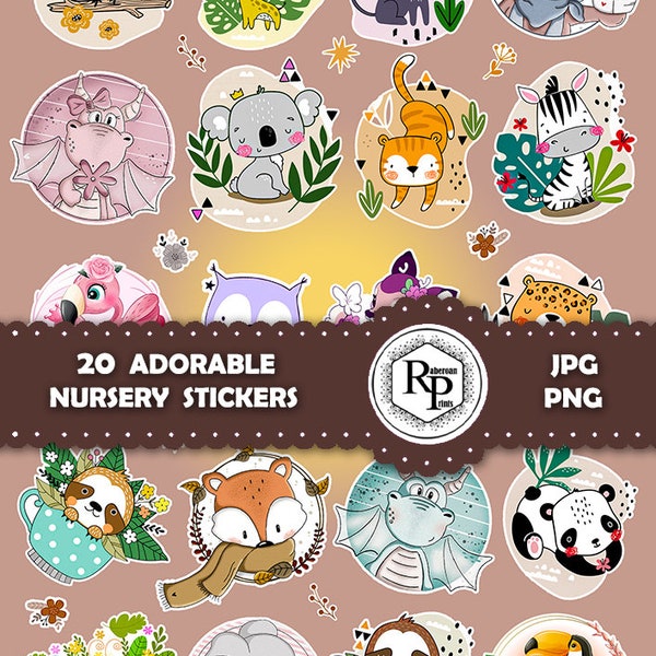 Nursery Stickers - Etsy