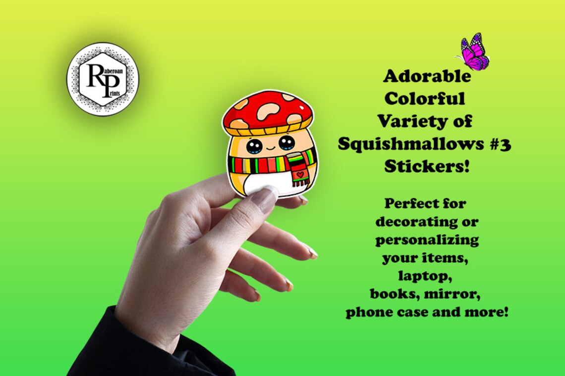 Squishmallow (1) Stickers Sheet + Bonus Coloring Pages #3 - Scrapbook ...