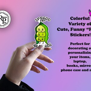 Best Seller*** Super Vibrant Color Cute, Funny "puns" #2 Stickers in ...