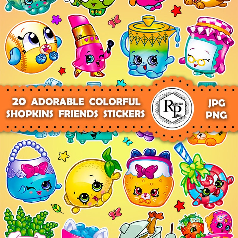 Shopkins Labels - Etsy