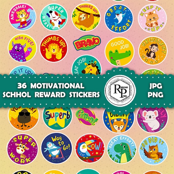 Kids Stickers - Etsy