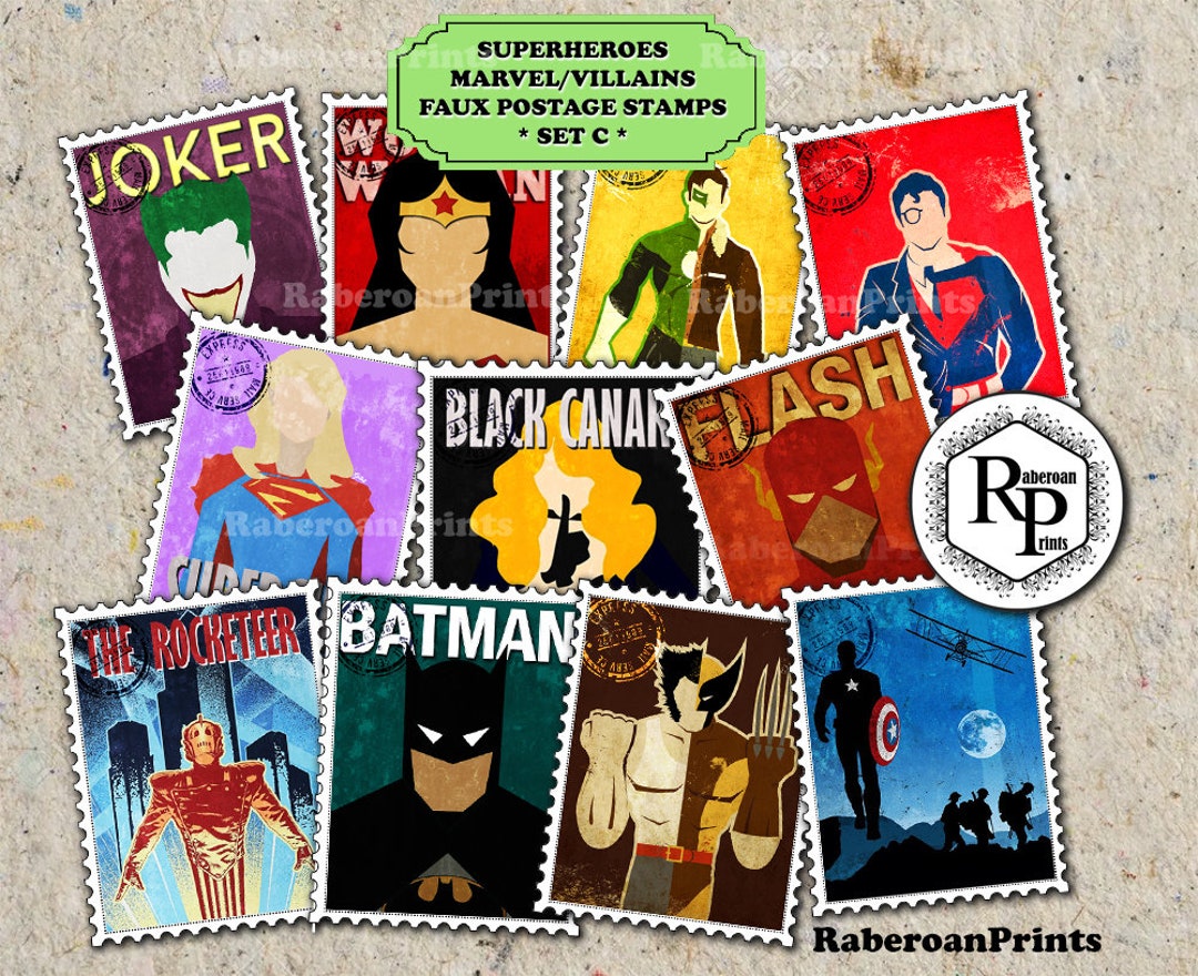 75 Superheroes/marvel/avengers Stickers in 3 Sheets - Print & Cut ...