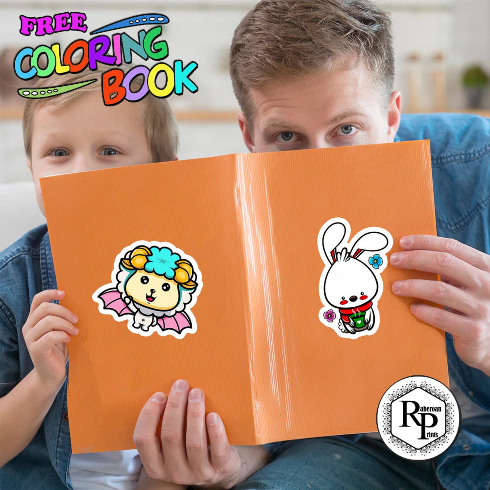 Chibi Animals (1) Stickers Sheet + Bonus Coloring Pages - Scrapbook ...
