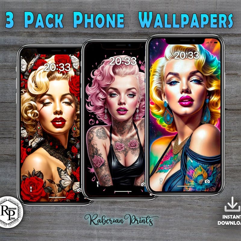 Mobile Wallpaper Female - Etsy