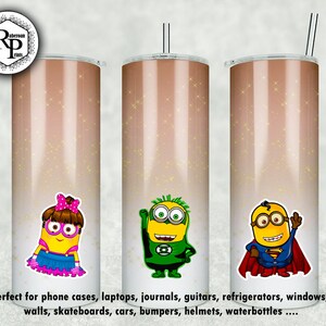 Best Seller Bundle*** Colorful Minions Characters ONE (1) Stickers ...