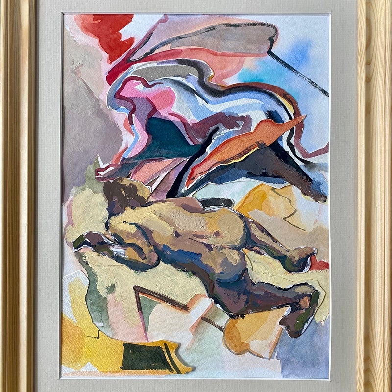 Abstract Figure Art - Etsy